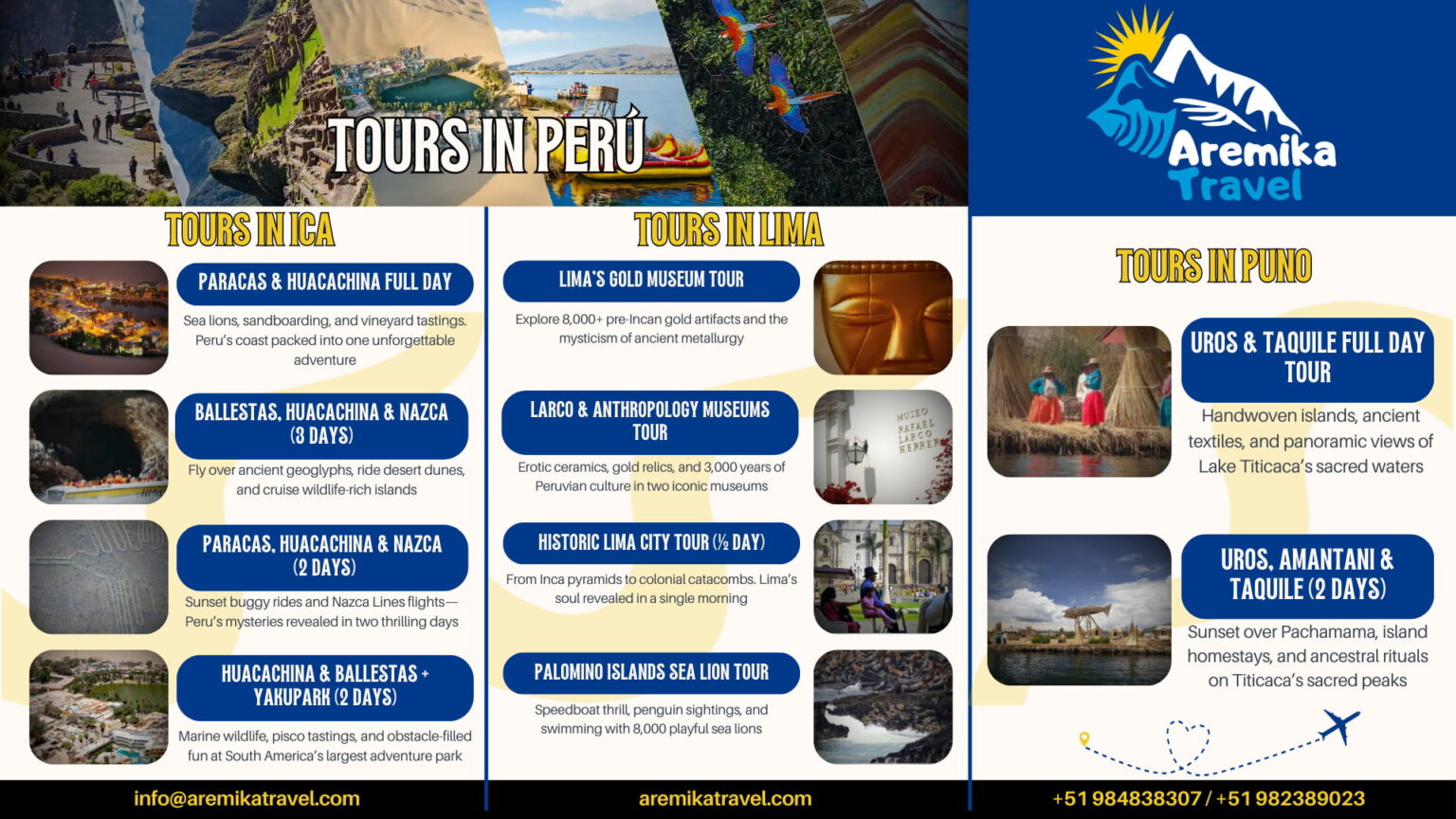 Best Tours in Peru 2025:Ultimate Peruvian Adventure Packages